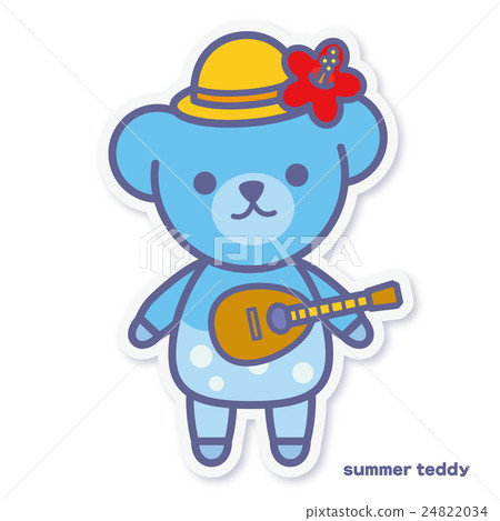 Seasons Teddy Summer - Stock Illustration [24822034] - PIXTA