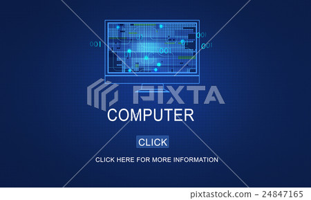 Computer Coding Code Advanced Technology Concept-插圖素材 [24847165] - PIXTA圖庫
