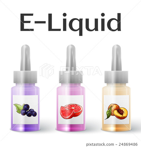 Vector E-Liquid illustration - Stock Illustration [24869486] - PIXTA