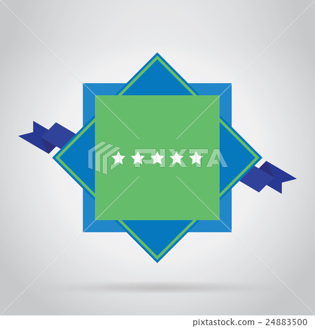 Abstract isolated badge, label or sticker, raster - Stock Illustration ...