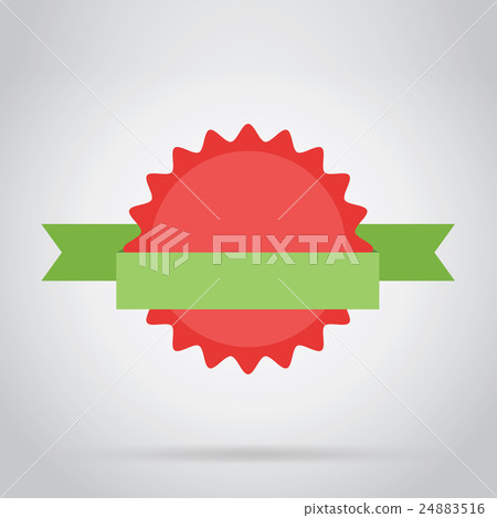 Abstract isolated badge, label or sticker, raster - Stock Illustration ...