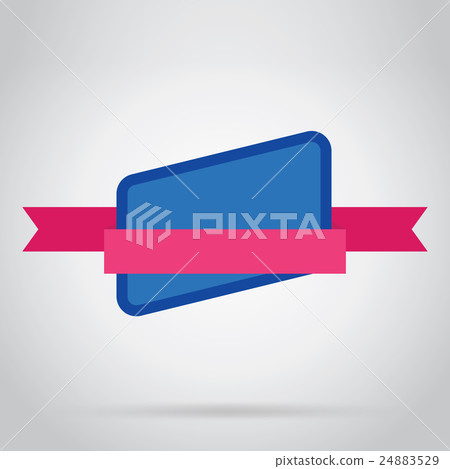 Abstract isolated badge, label or sticker, raster - Stock Illustration ...