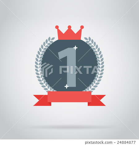 Winner isolated badge, label or sticker, raster - Stock Illustration ...