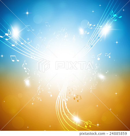 Muisc Magic Background - Stock Illustration [24885859] - PIXTA