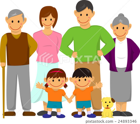 Family Clipart 6 People
