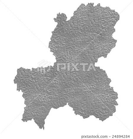 Gifu Prefecture Map - Stock Illustration [24894284] - PIXTA
