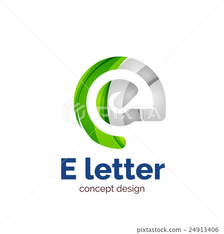 Vector letter concept logo template, abstract - Stock Illustration ...