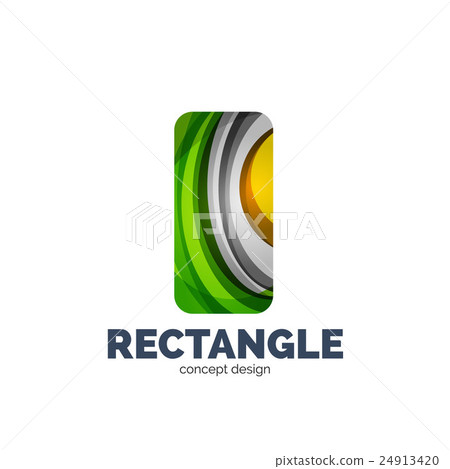Vector rectangle logo-插圖素材 [24913420] - PIXTA圖庫