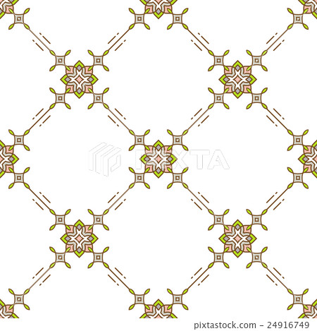Thin line seamless pattern textile design - Stock Illustration ...