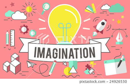Imagination Thinking Ideas Creativity... - Stock Illustration [24926530 ...