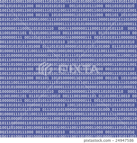 Binary computer code seamless pattern vector - Stock Illustration [24947586] - PIXTA