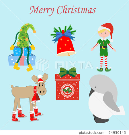 Christmas Set - Stock Illustration [24950143] - PIXTA