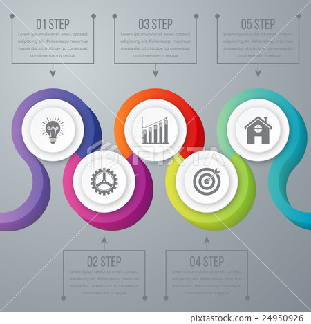 Timeline Vector 3d Infographic - Stock Illustration [24950926] - PIXTA
