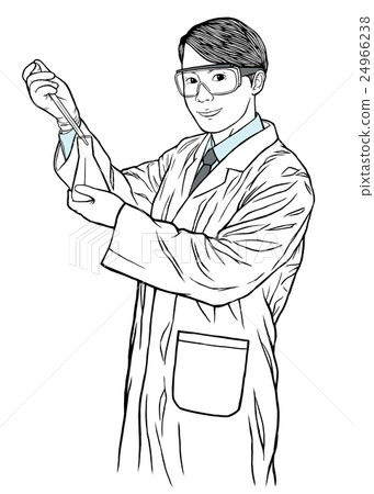 experiment, man, person - Stock Illustration [24966238] - PIXTA