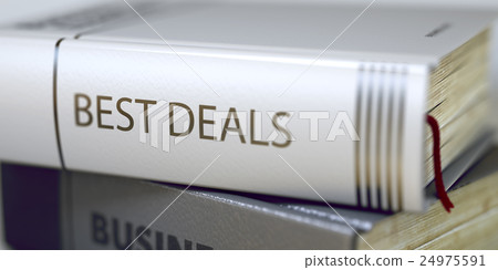 Best Deals - Book Title. 3D. - Stock Illustration [24975591] - PIXTA