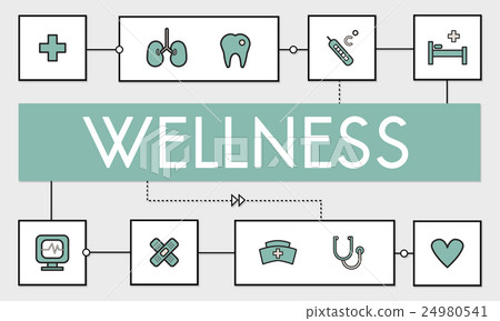 Health Cure Medicine Medical Wellness Concept - Stock Illustration ...