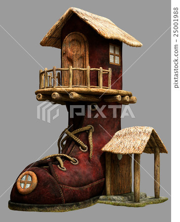 Fairy boot house - Stock Illustration [25001988] - PIXTA
