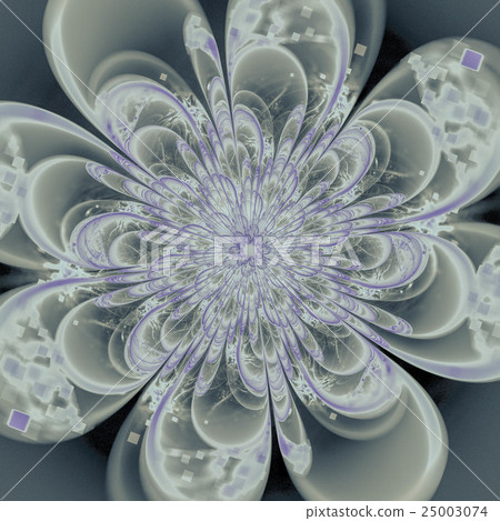 fractal flower-插圖素材 [25003074] - PIXTA圖庫