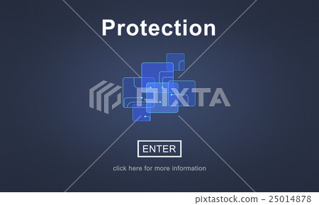 Protection Safety Security System Privacy... - Stock Illustration ...