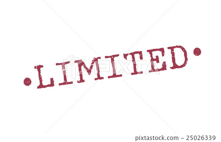 Limited Unique Time Amount Edition Graphic Concept - Stock Illustration ...