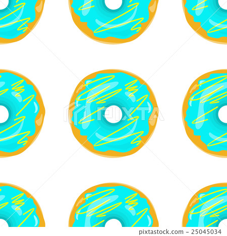 Donut Seamless Background Texture Pattern - Stock Illustration ...