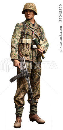German SS infantry - Stock Illustration [25048899] - PIXTA
