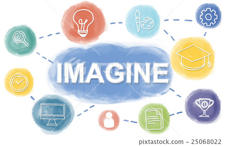 Brainstorm Knowledge Creative Imagine Think... - Stock Illustration ...