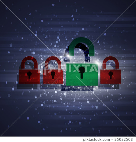 Correct Security Password - Stock Illustration [25082508] - PIXTA