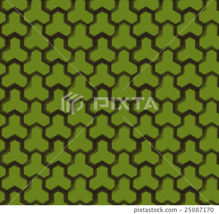 Japanese Pattern Bishamon Tortoise Pattern - Stock Illustration ...