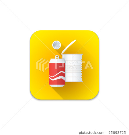 vector metal recycle waste icon. - Stock Illustration [25092725] - PIXTA