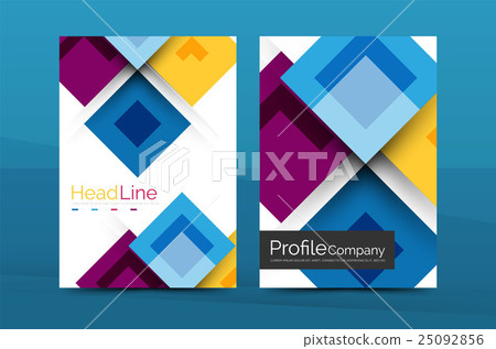 Set of front and back a4 size pages, business - Stock Illustration ...