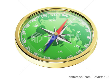 compass closeup, 3d rendering - Stock Illustration [25094308] - PIXTA