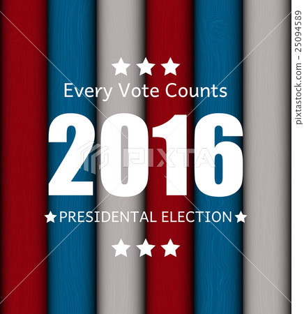 Presidential Election 2016 in USA Background. Can - Stock Illustration ...