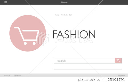 E-commerce Shop Online Homepage Sale Concept - Stock Illustration ...