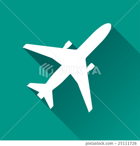 aircraft flat design icon-插圖素材 [25111726] - PIXTA圖庫