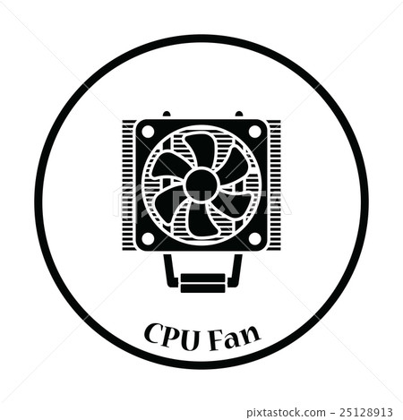 CPU Fan icon Vector illustration - Stock Illustration [25128913] - PIXTA