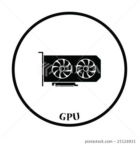 GPU icon Vector illustration - Stock Illustration [25128931] - PIXTA