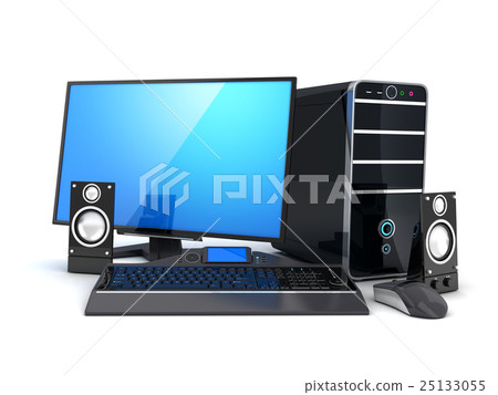 Modern computer - Stock Illustration [25133055] - PIXTA