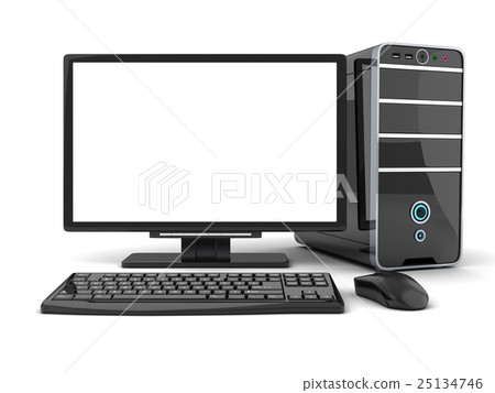 Computer view front - Stock Illustration [25134746] - PIXTA