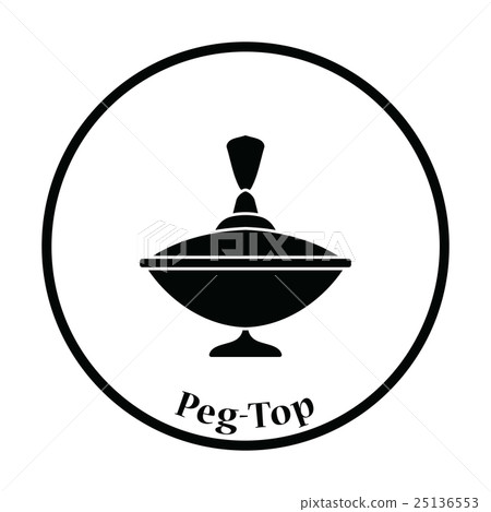 Peg-Top icon - Stock Illustration [25136553] - PIXTA