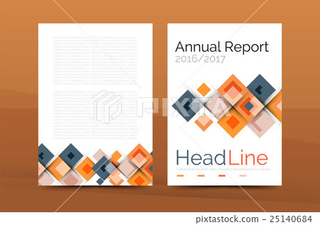 Set of front and back a4 size pages, business - Stock Illustration ...