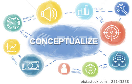 Graphic Business Strategy Conceptualize Concept - Stock Illustration ...