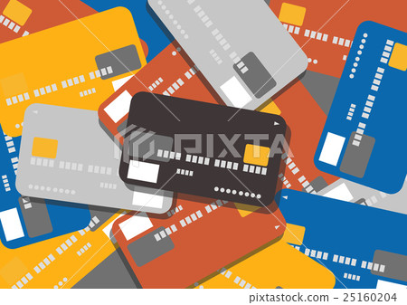 Background material Credit card image - Stock Illustration [25160204 ...