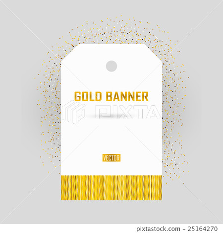 Sparkling gold lines on a white background - Stock Illustration ...