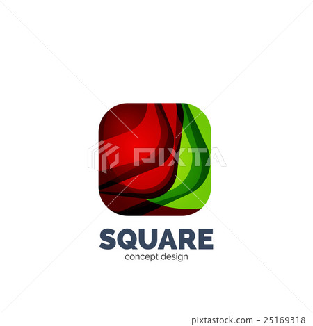Abstract square logo - Stock Illustration [25169318] - PIXTA