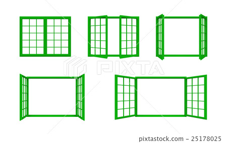 Window animation - Stock Illustration [25178025] - PIXTA