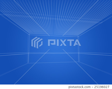 abstract sketch design of balcony ,3d rendering - Stock Illustration ...