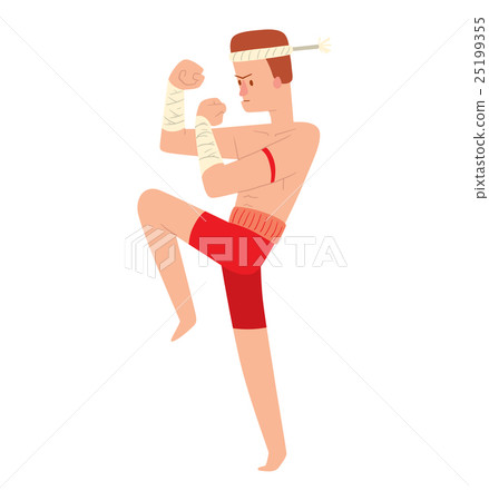 Fighter man vector - Stock Illustration [25199355] - PIXTA