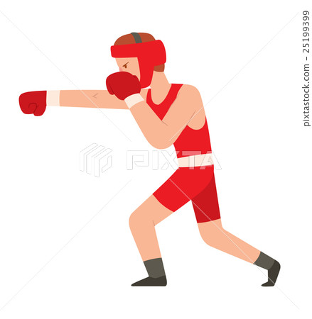 Fighter man vector - Stock Illustration [25199399] - PIXTA