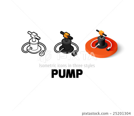 Pump icon in different style-插圖素材 [25201304] - PIXTA圖庫